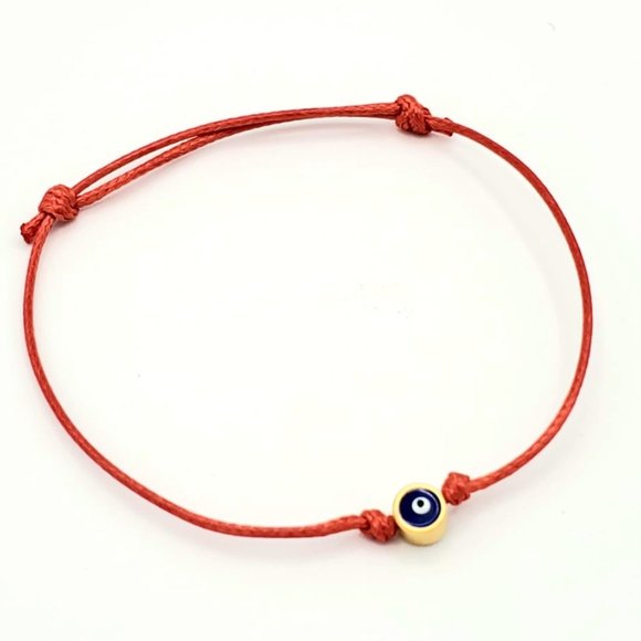 Jewelry | Adjustable Red String Evil Eye Bracelet | Poshmark
